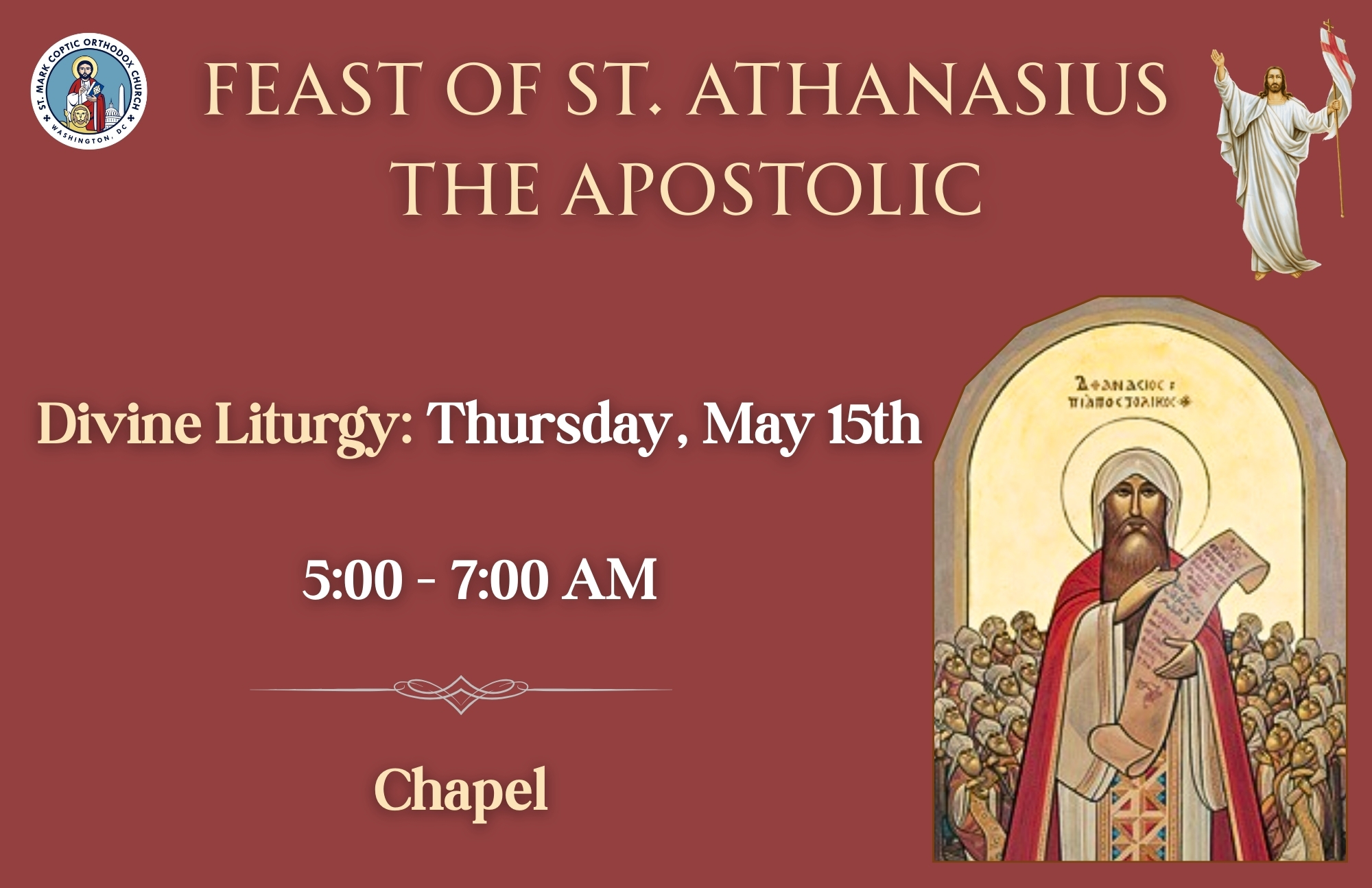 St. Mark DC – Saint Mark Coptic Orthodox Church of Washington DC